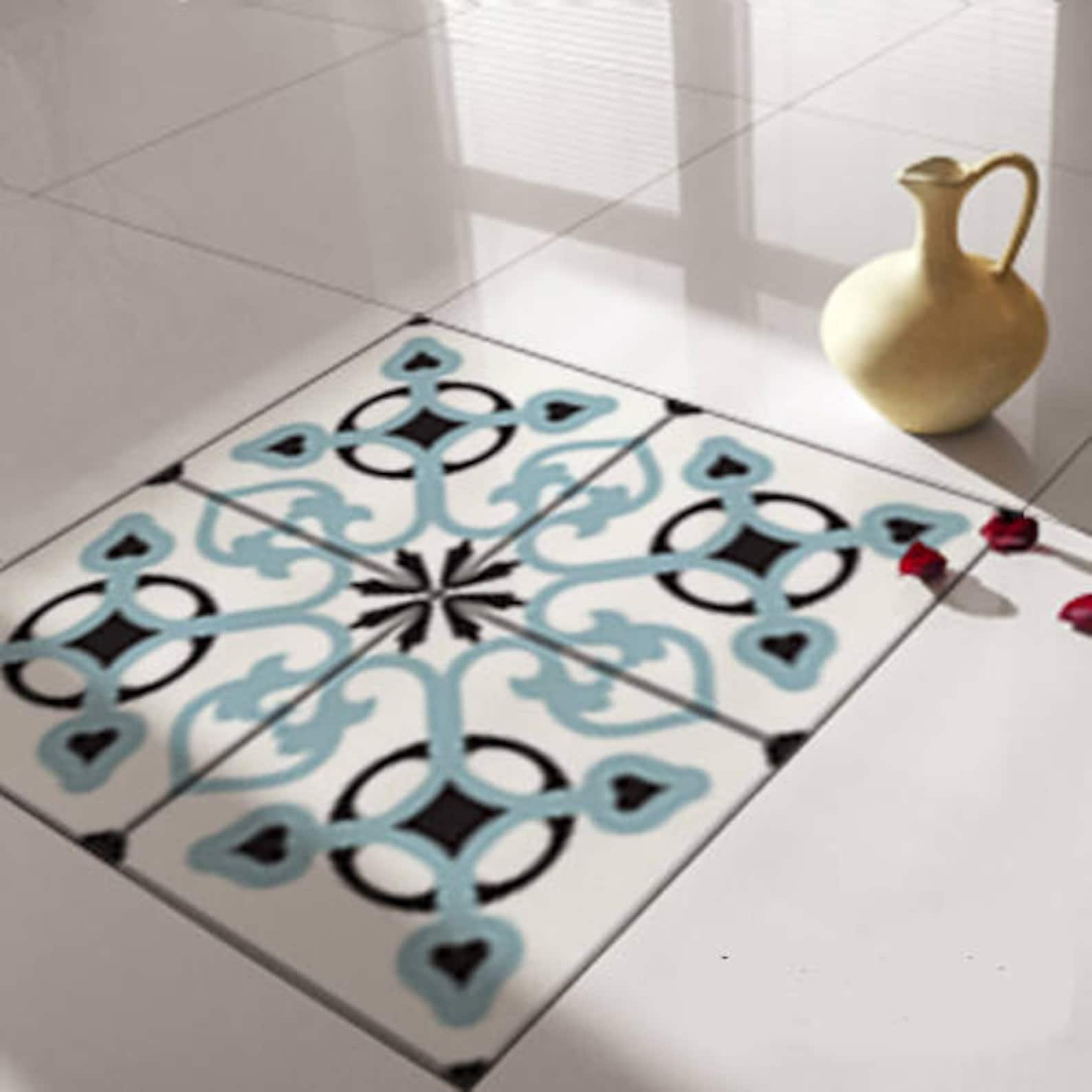 Floor Tile Decals Kitchen/bathroom Tiles Vinyl Tiles Floor - Etsy