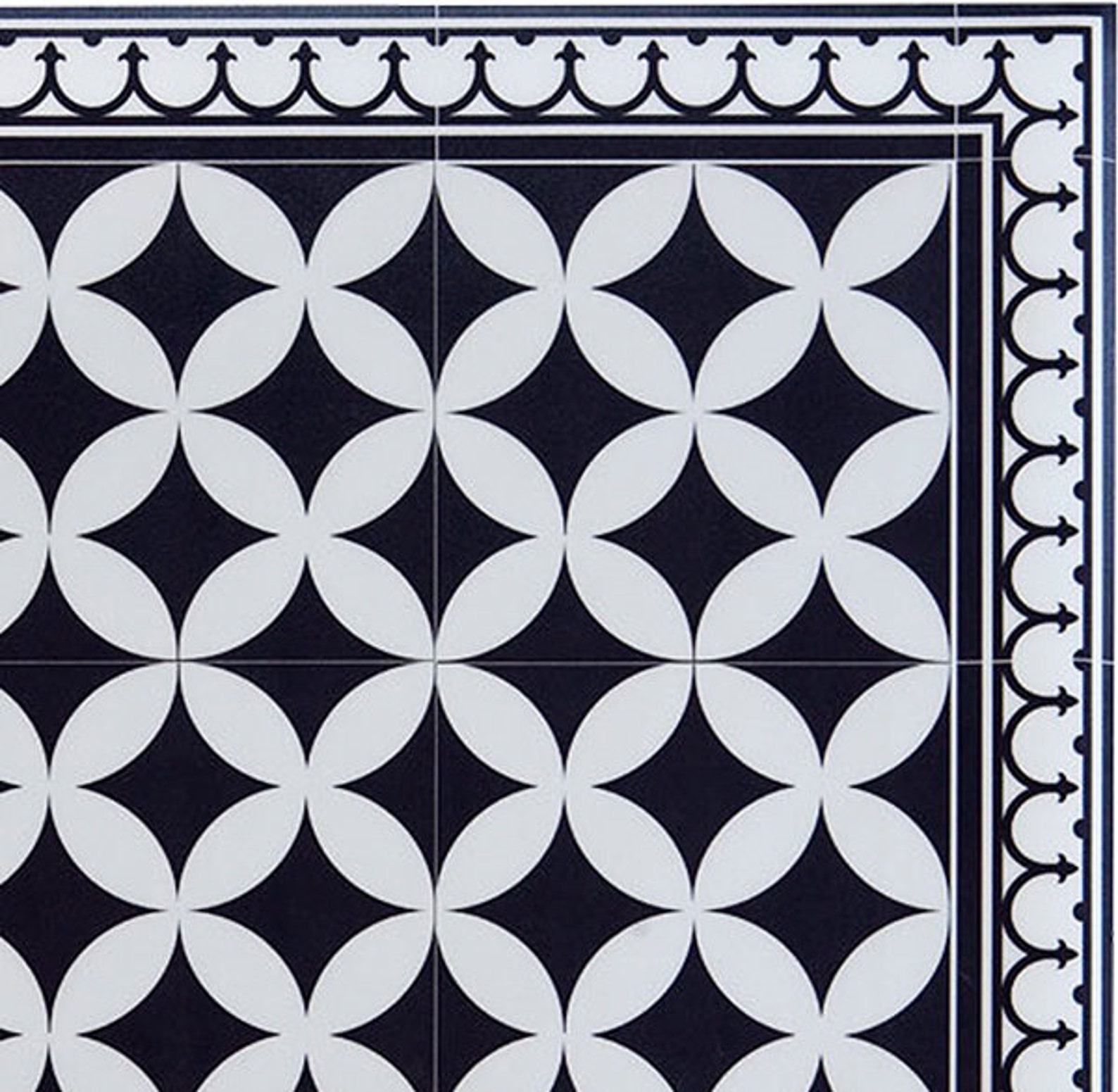 Rome Black & White Kitchen Mat, Nordic Mat Design, Livingroom Décor Rug ...