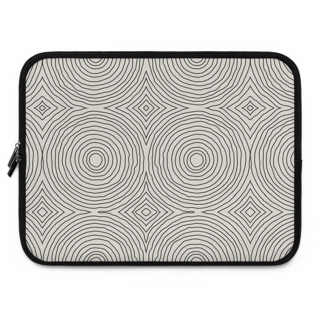 Circle Pattern Designed Laptop Carrier, Laptop Sleeve, Laptop Bag ...