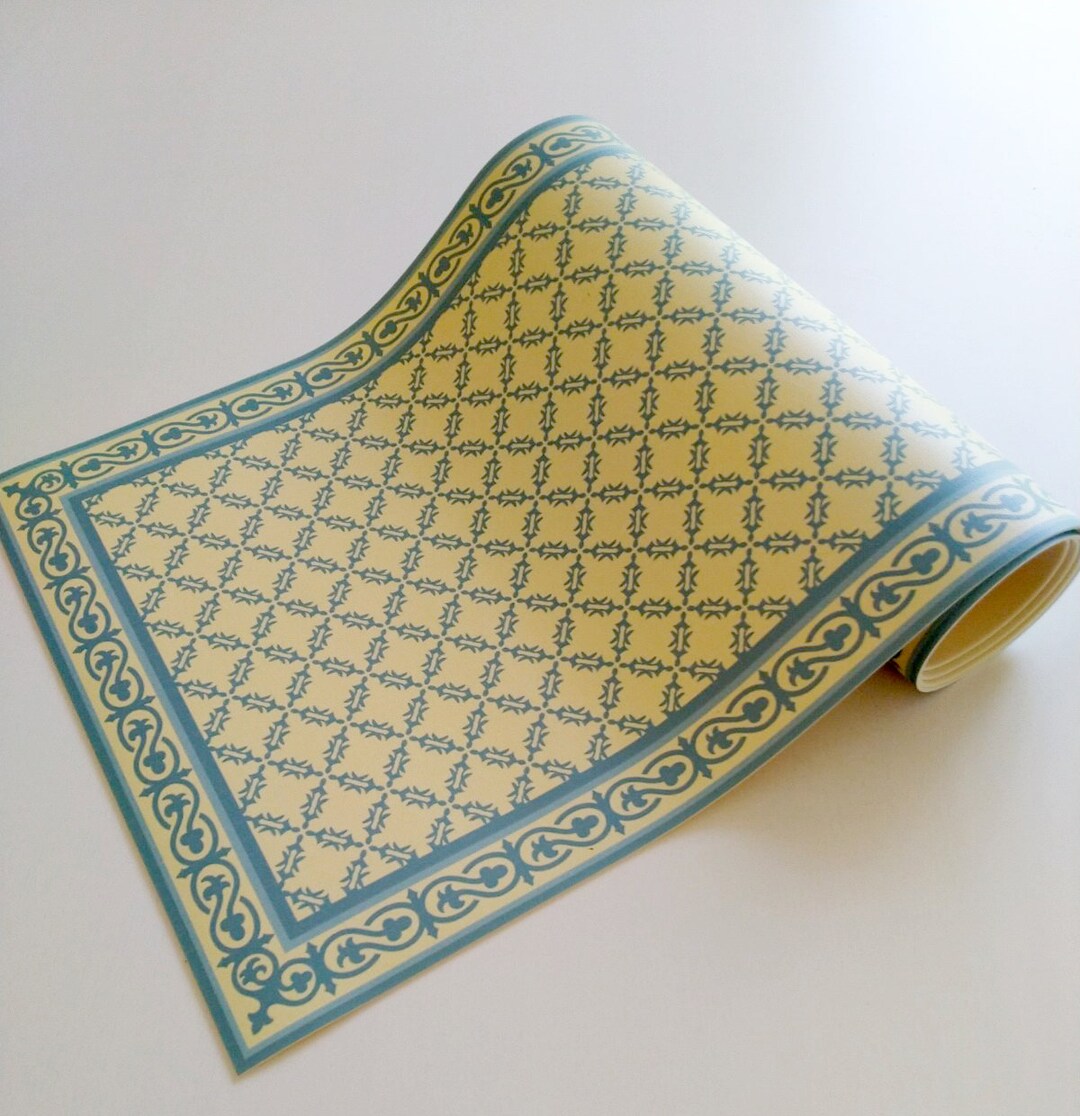 Free Shipping Blue Table Runner Wedding Table Runner Geometric Design ...