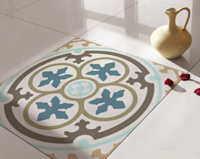 Floor Tile Decals/stickers, Vinyl Decals, Vinyl Floor, Self Adhesive ...