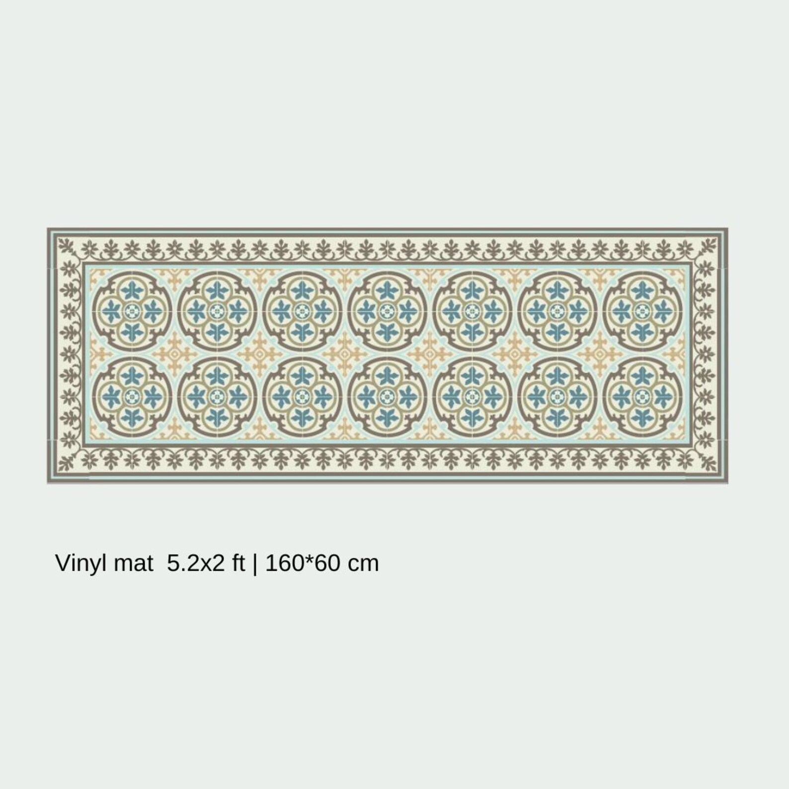 PVC Kitchen Mat Vinyl Kitchen Mat Non Absorbent Vinyl - Etsy