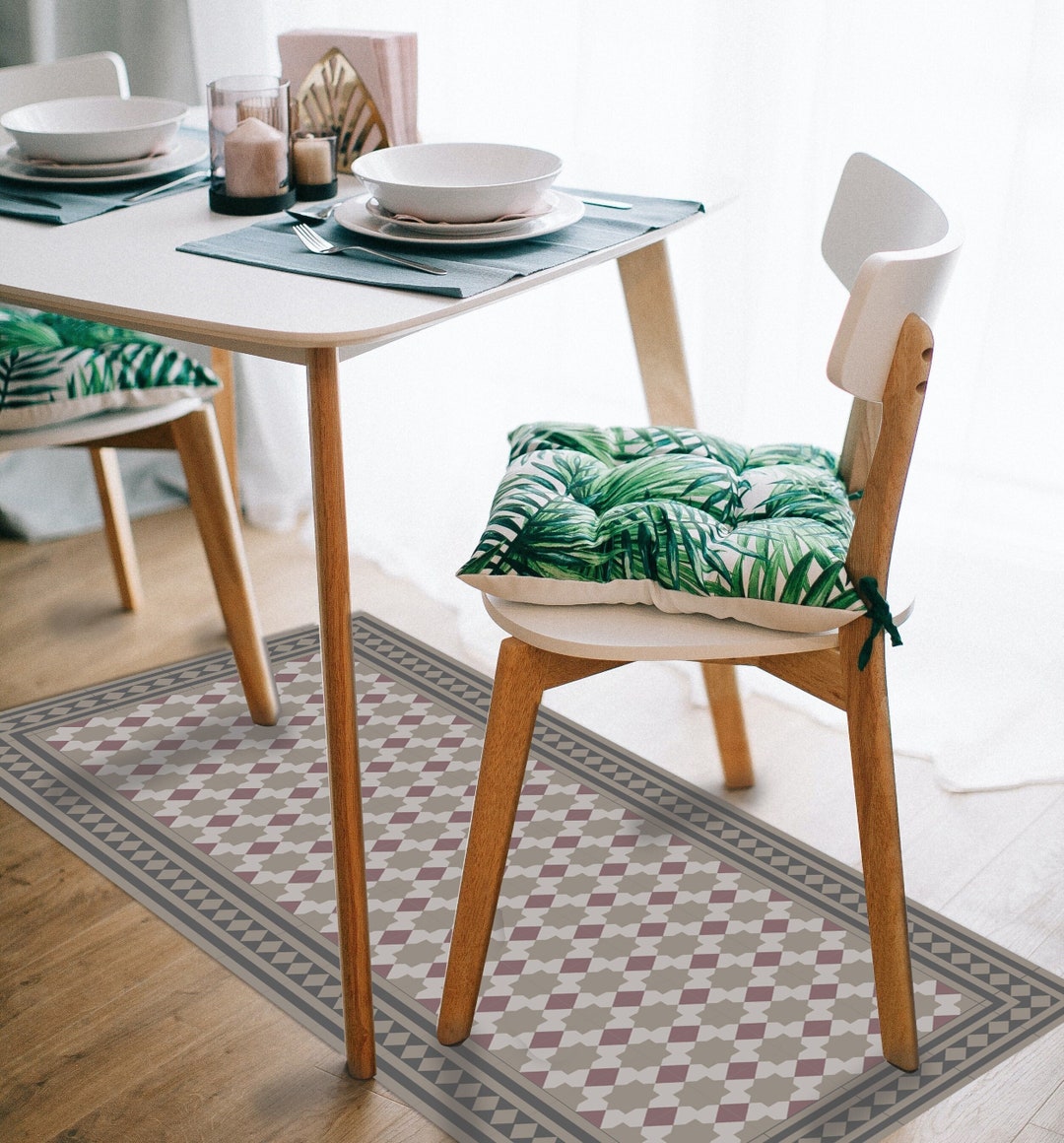 PVC Floor Runner, Kitchen Vinyl Mat, Non Absorbent Vinyl, PVC Kitchen ...