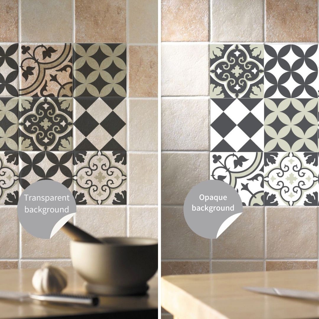 Self-adhesive Vinyl Stickers, Peel and Stick, Tile Decal for Kitchen ...