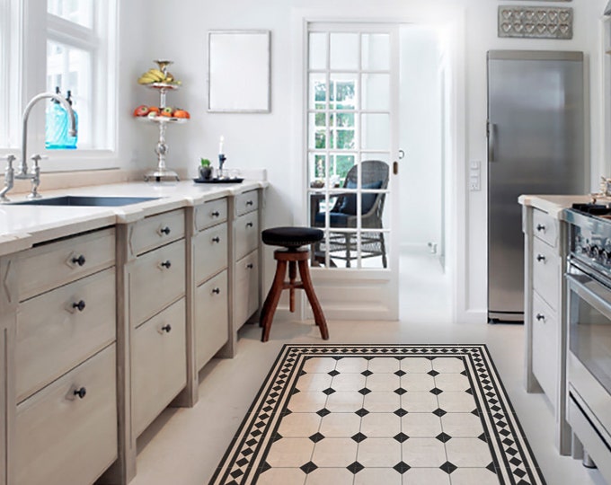 PVC Floor Runner, PVC Kitchen Mat,vinyl Kitchen Mat, Modern Kitchen ...