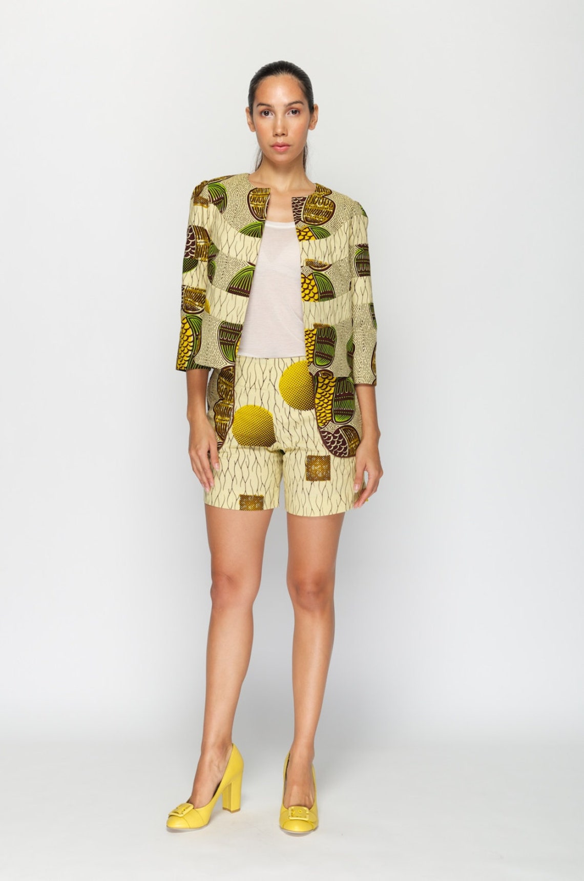 Lucy Jacket Shell Print - Etsy