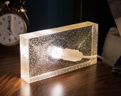 Items similar to Epoxy Lamp. Epoxy table lamp. Epoxy desk lamp ...