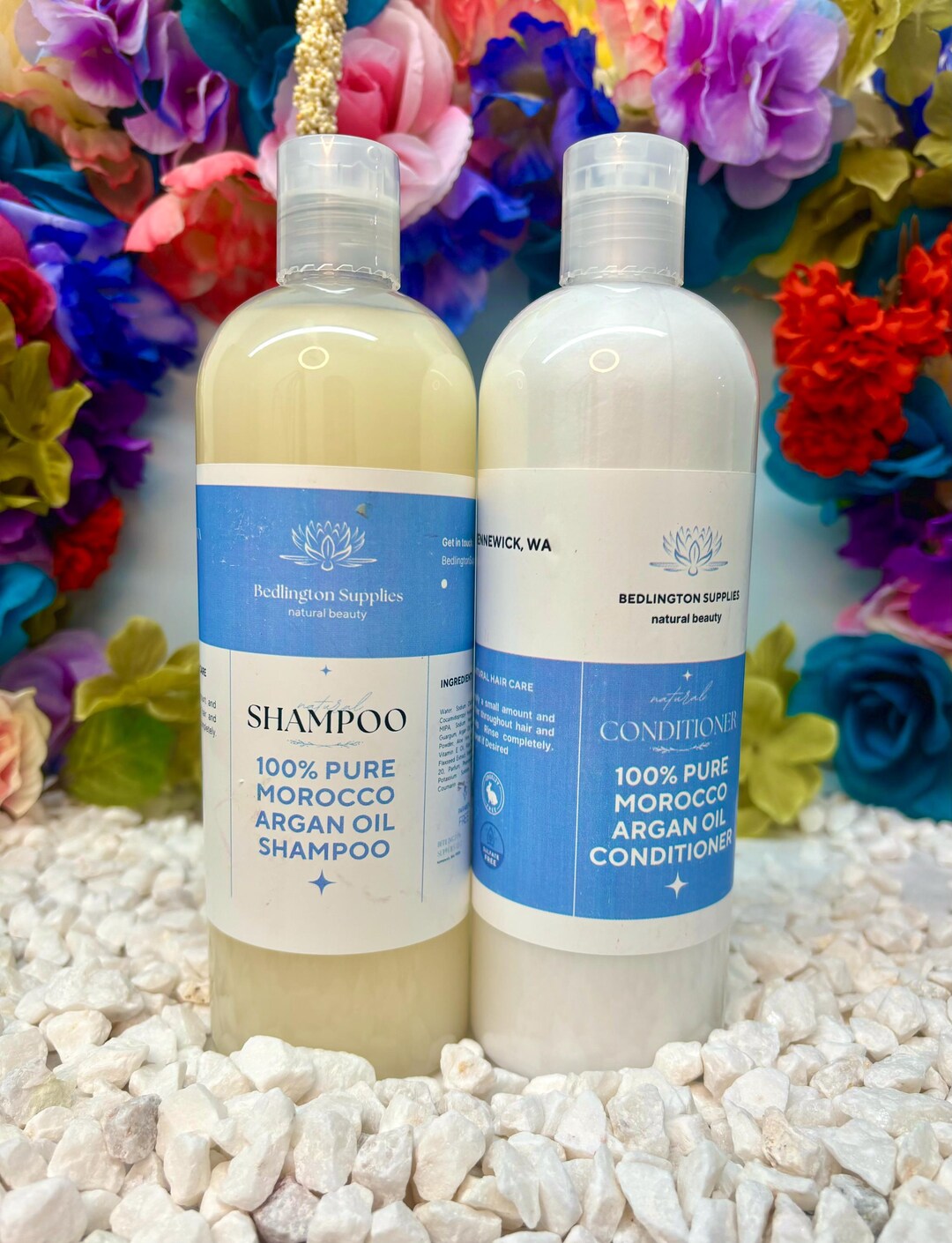 100% Pure Morocco Argan Oil Shampoo and Conditioner Sets, All Natural ...