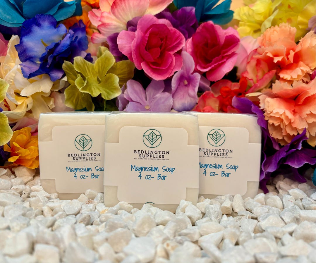 Magnesium Soap Bar- Non-gmo, Vegan, All Natural - Etsy