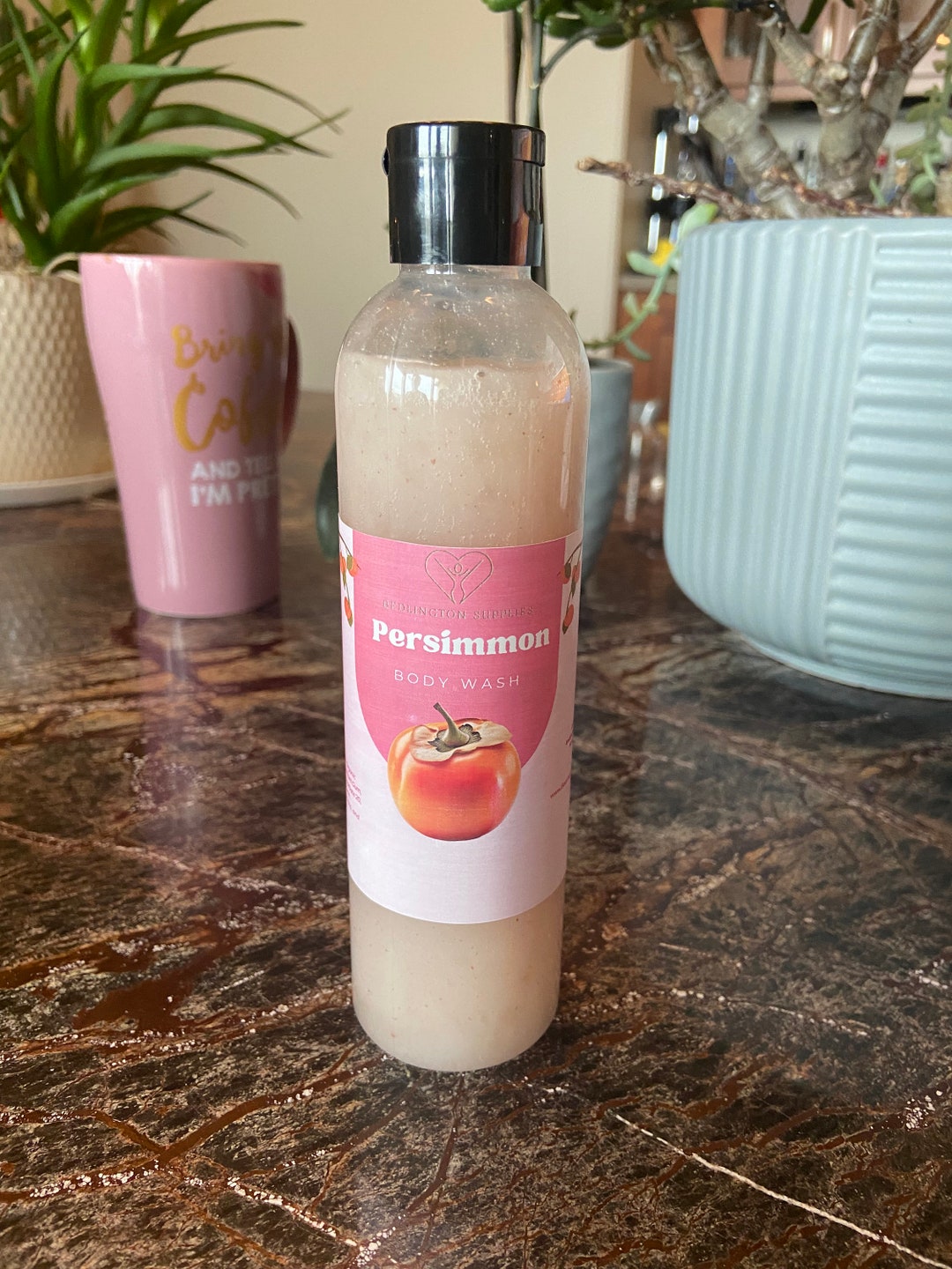 Body Odor Fighting Persimmon Body Wash 8 Oz All Natural - Etsy