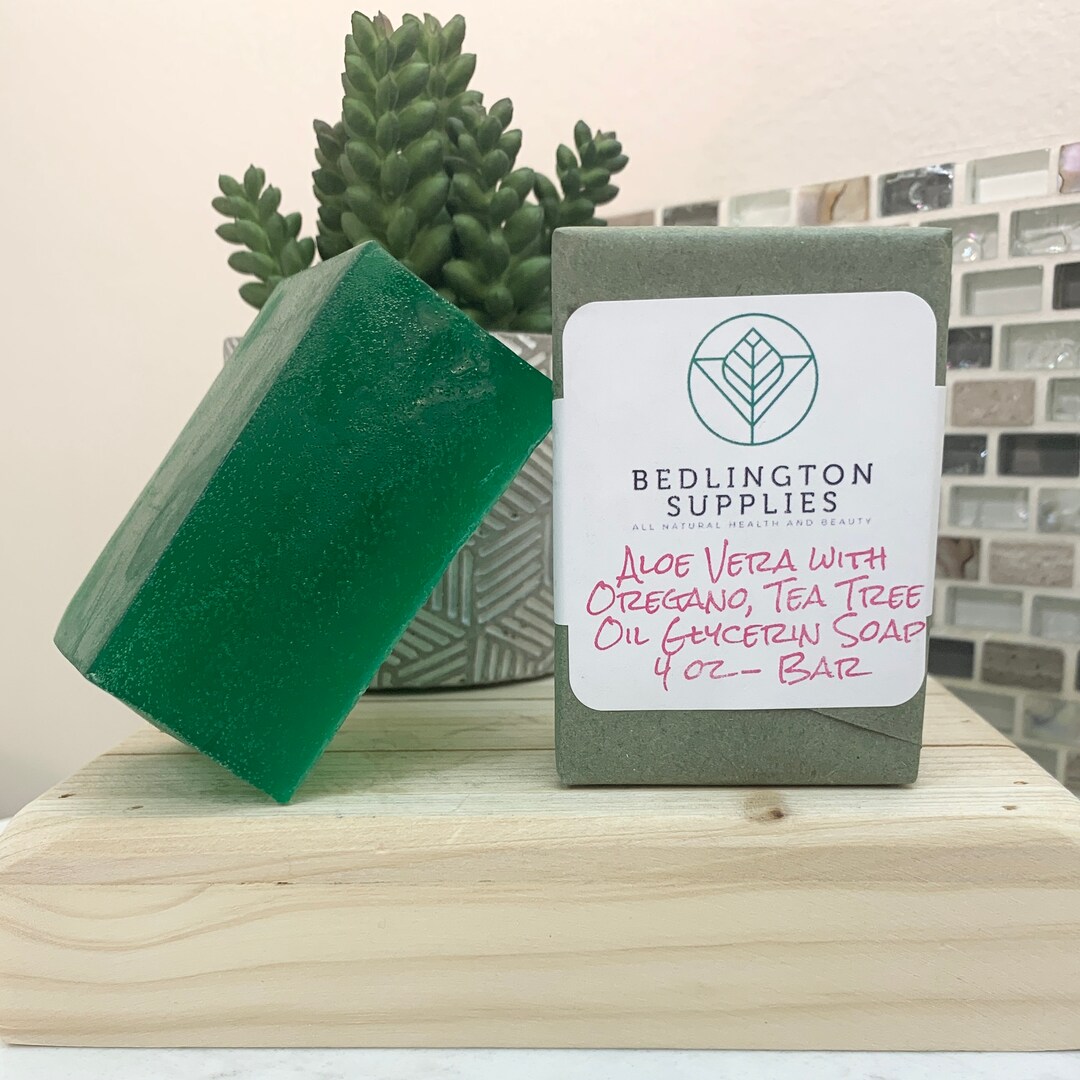 Aloe Vera Soap With Oregano, Tea Tree, Ginger, Orange and Lavender ...