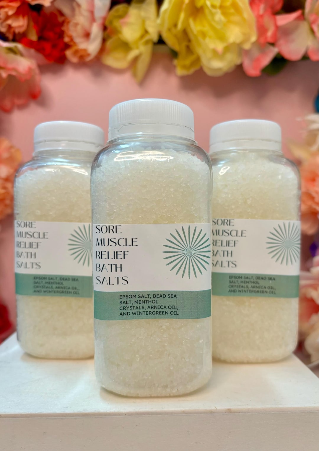 Sore Muscle Bath Salt- All Natural, Vegan, Non-gmo - Etsy