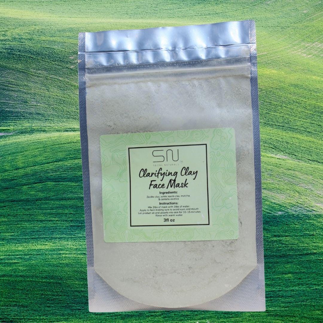 Seoul Naturals, Clarifying Green Zeolite Face Mask, All Natural, Vegan ...