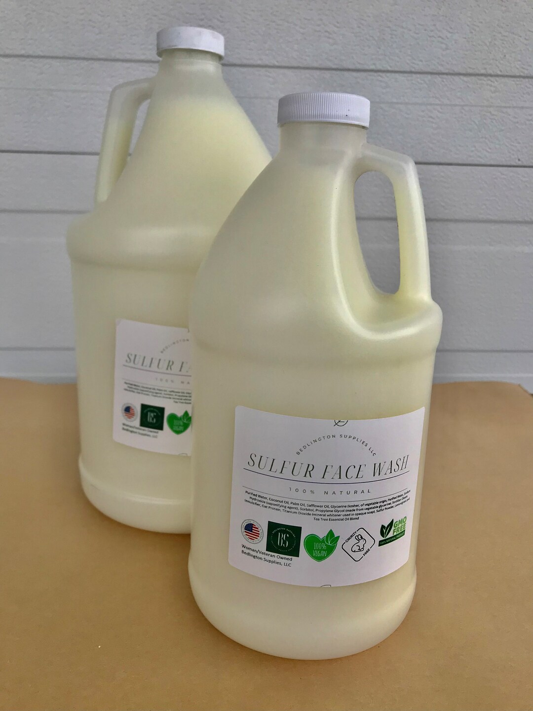 Sulfur Face Wash, Bulk Wholesale Available in 1/2 or Full Gallon ...