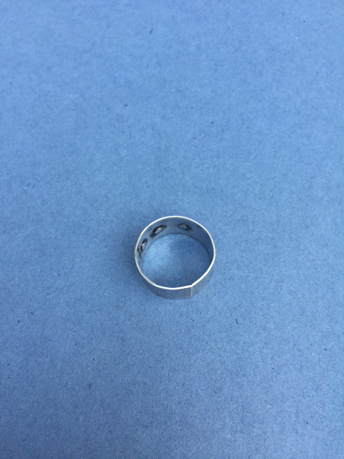 Handmade Rivet Ring Sterling Silver Riveted Ring. With Copper - Etsy UK