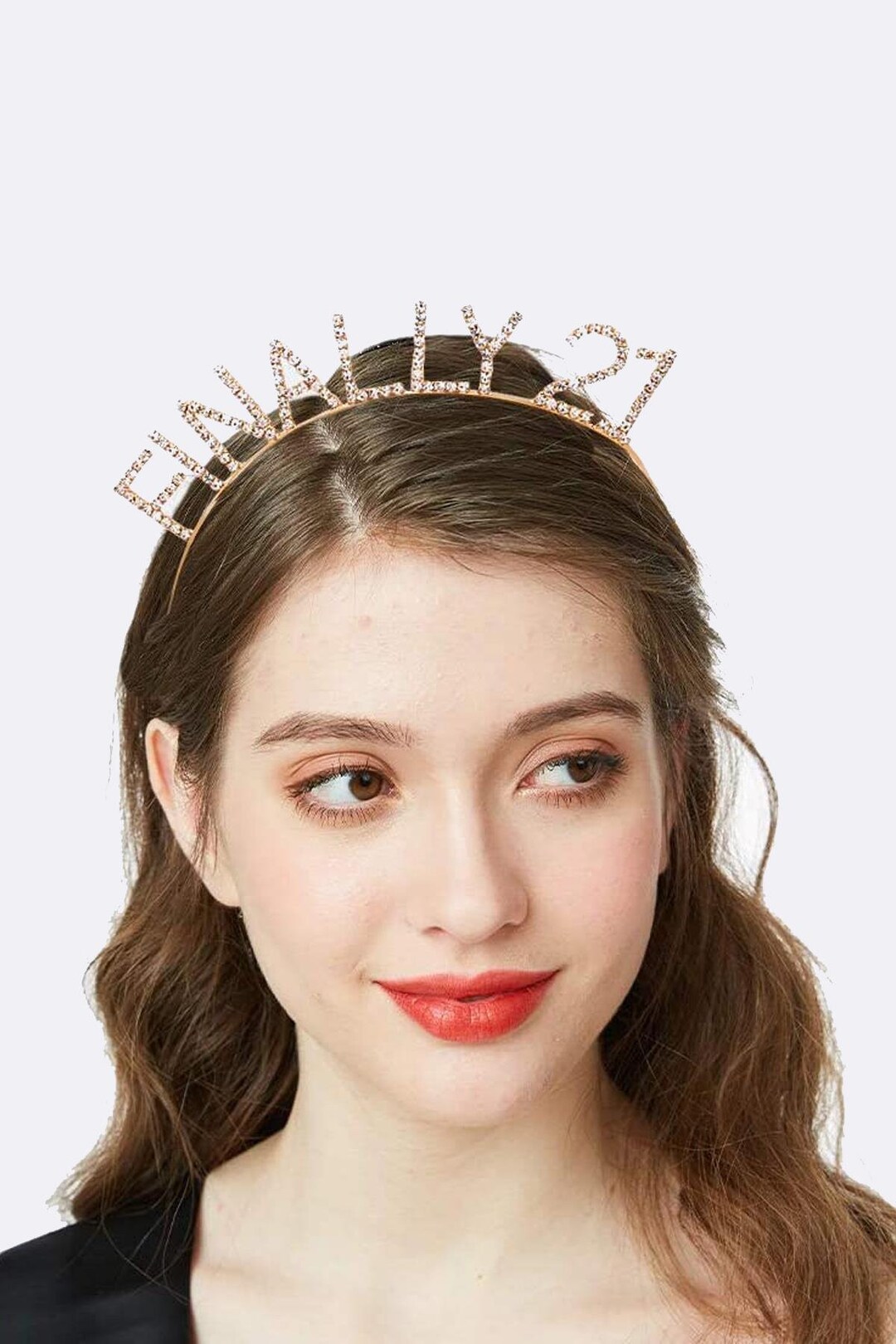 21st Birthday Hair Crown, Birthday Queen Jewelry, Silver Hair Tiara ...