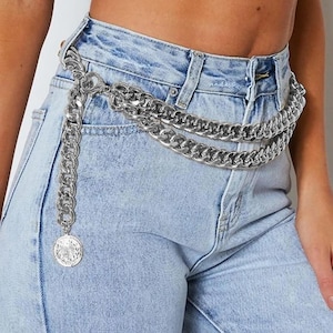 Women Chain Belt, Pants Chain, Shiny Body Chain, Party Jewelry for ...