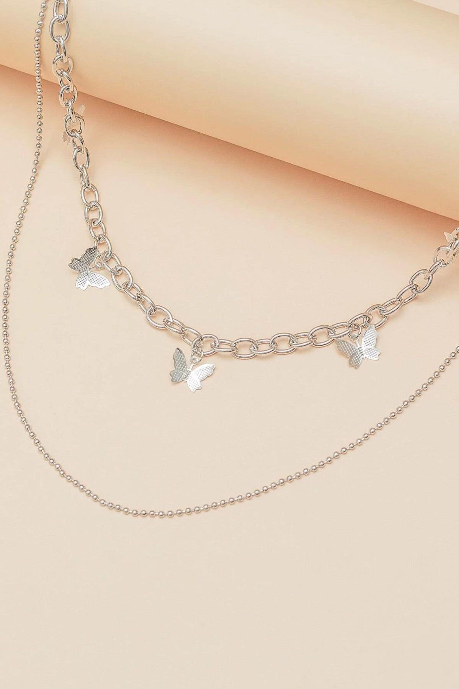 Women Chain for Pants, Butterfly Jewelry, Chain With Silver Butterfly ...