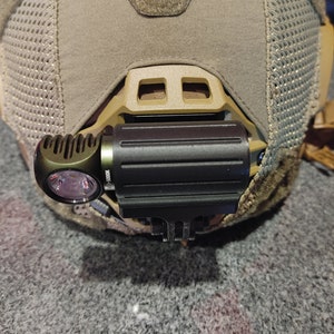 Tactical Helmet Flashlight Mount Compatible With the Olight Perun 2 ...