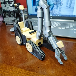 EOD Bomb Squad Robot, Fully Articulated Model of the Remotec Andros FX ...