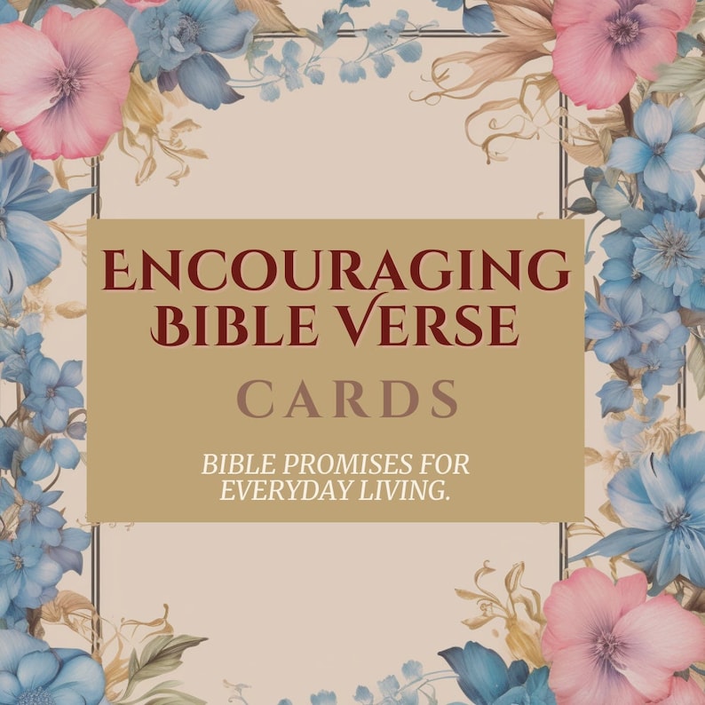 Encouraging Bible Verse Cards | Scripture Cards | Prayer Cards - Etsy