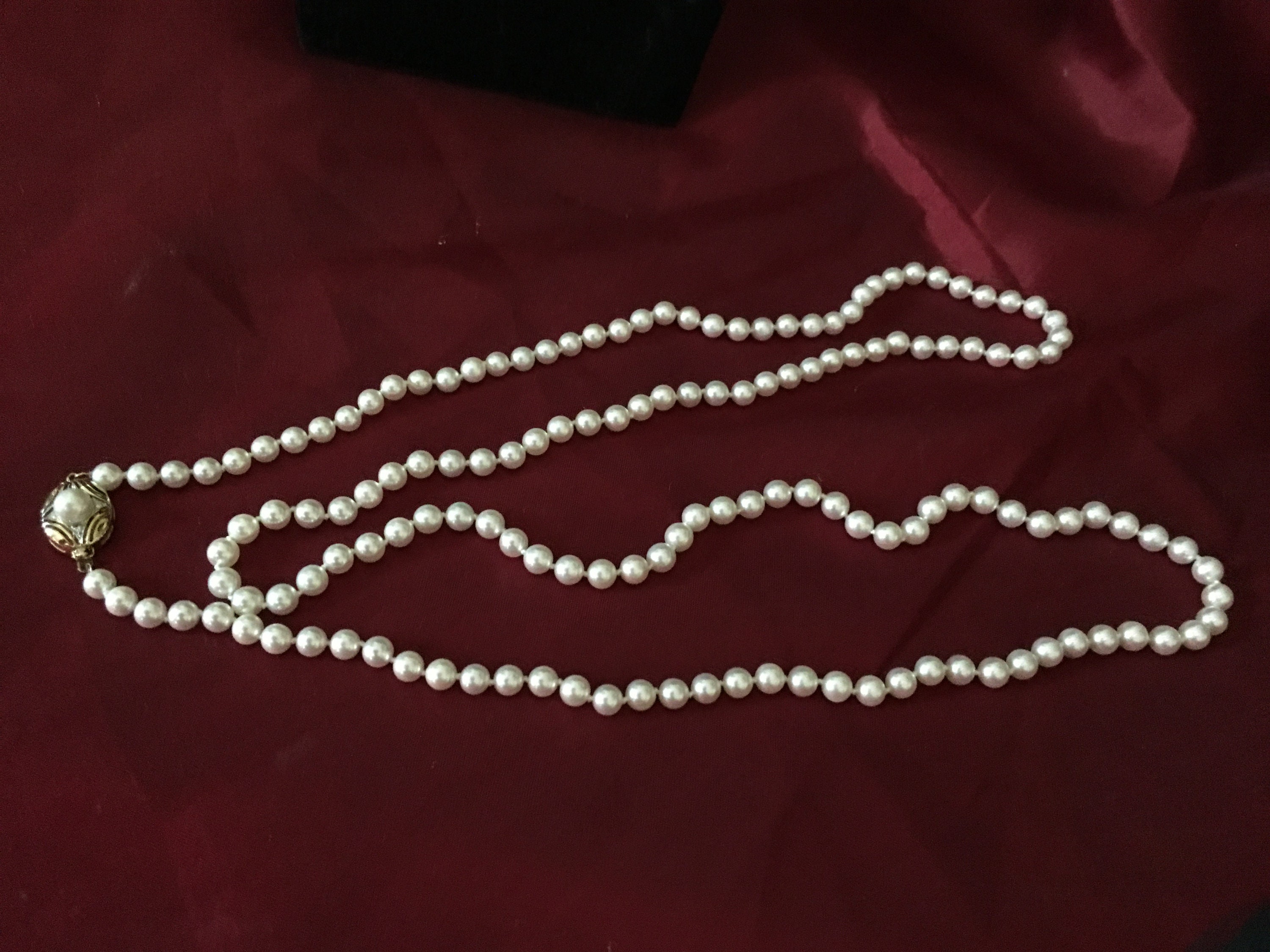 Pearl Necklace Pearl Rope - Etsy