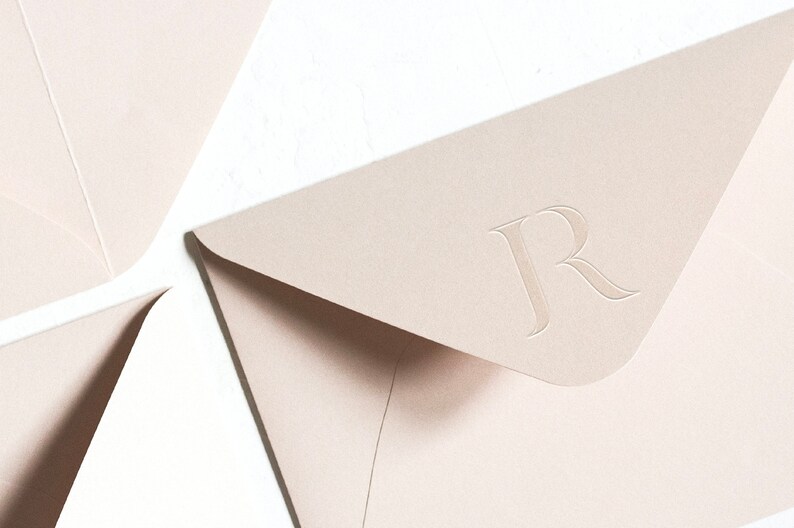 Modern Wedding Monogram Premade Logo Design Wedding Couple - Etsy