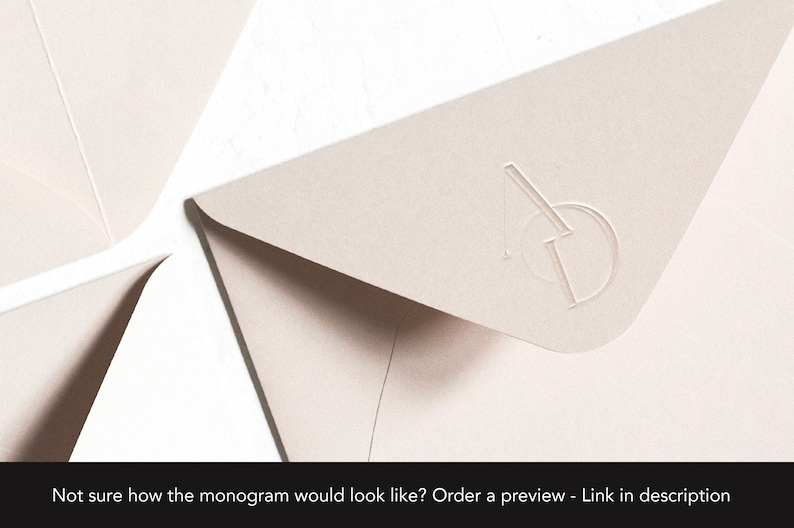 Modern Wedding Monogram Chic Logo Stylish Wedding Couple - Etsy