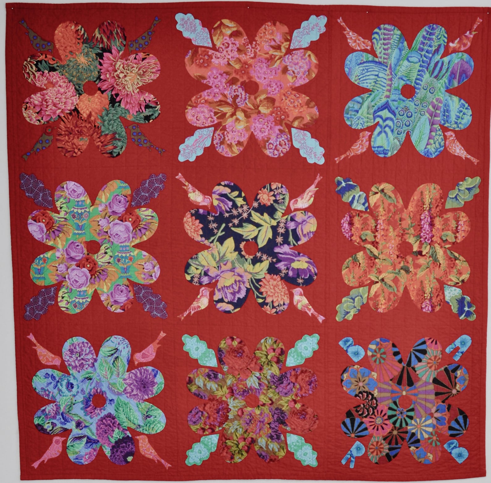 Quilt Pattern - Large Flower Applique' - Etsy