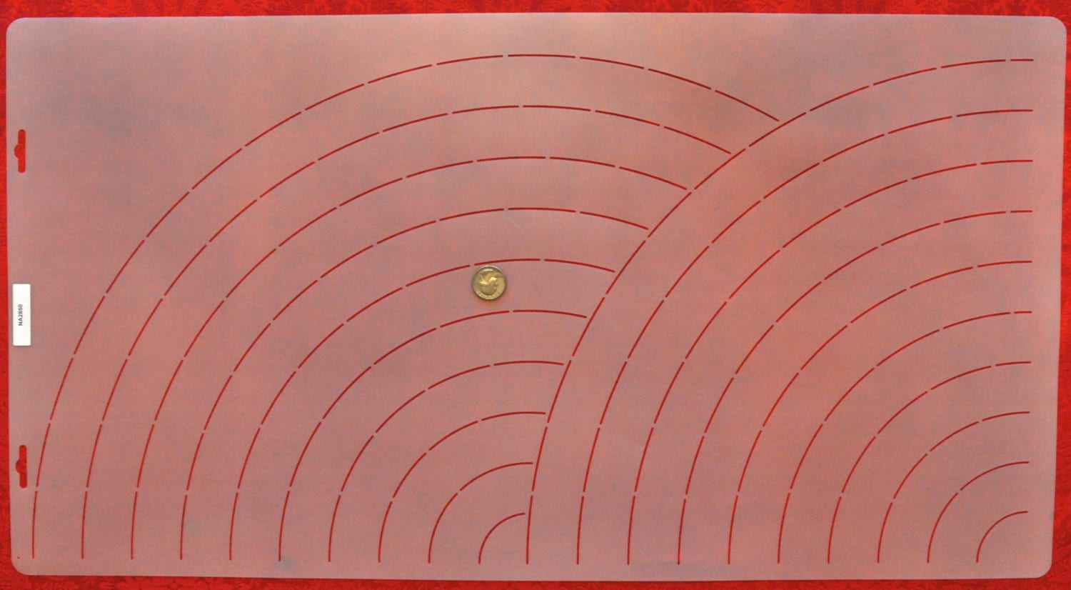 Large Single Fan Quilting Stencil - Etsy