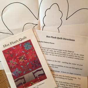 Quilt Pattern - Large Flower Applique' - Etsy