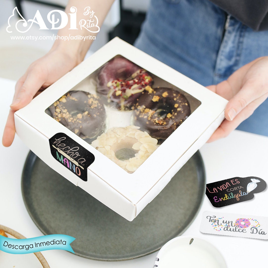 Pastelería Stickers Gracias Por Su Compra, Frases Motivación Para ...