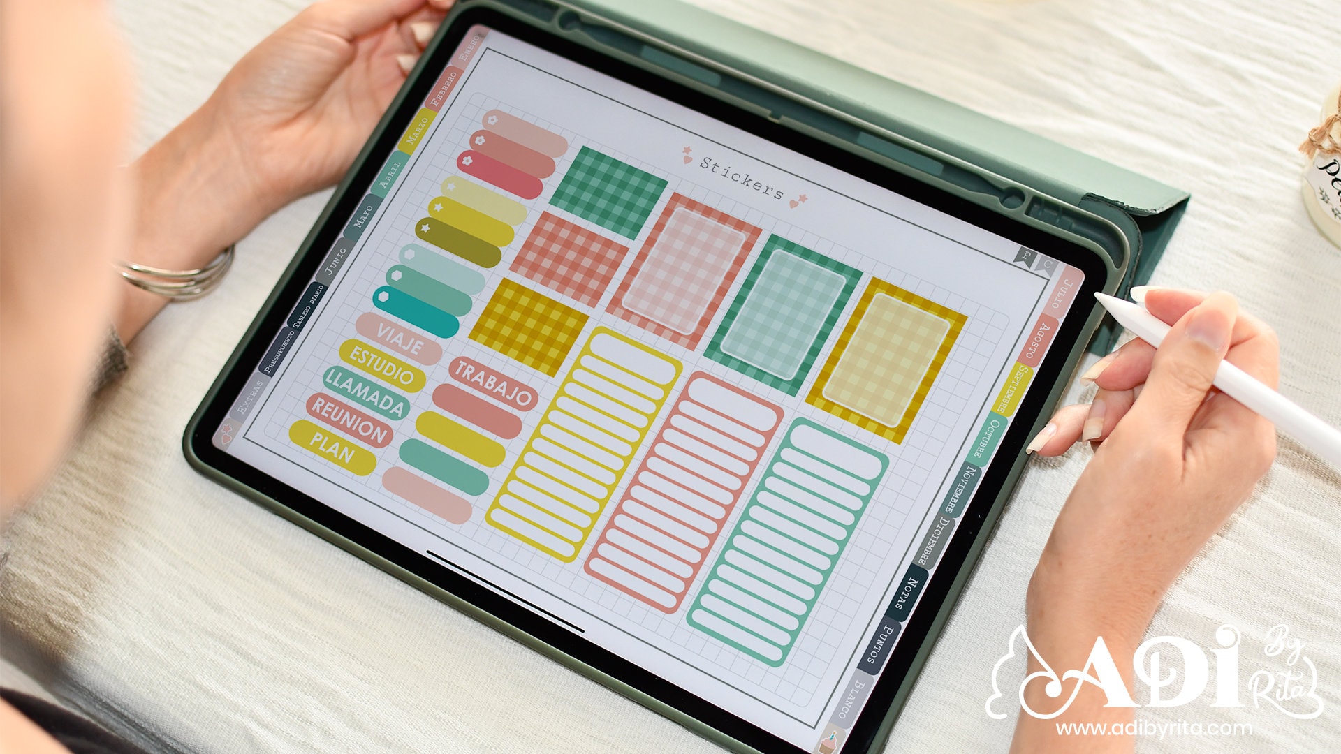Planeador Digital Perpetuo Español, Semanal Y Mensual, Sin Fechas ...