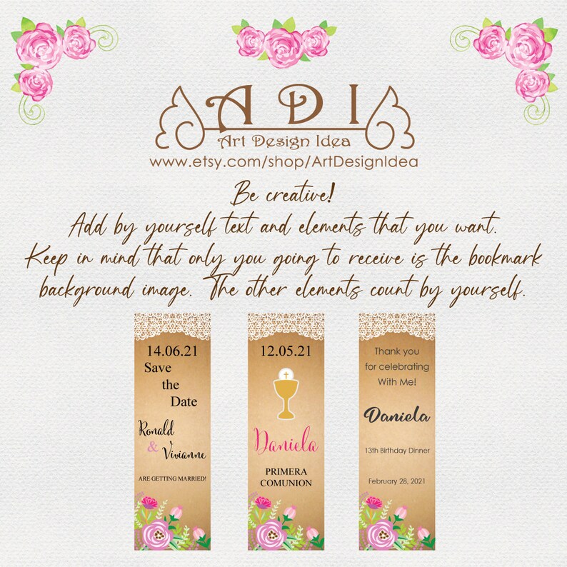 Printable Bookmark, Bookmark Background, BOOK LOVERS Instant Digital ...