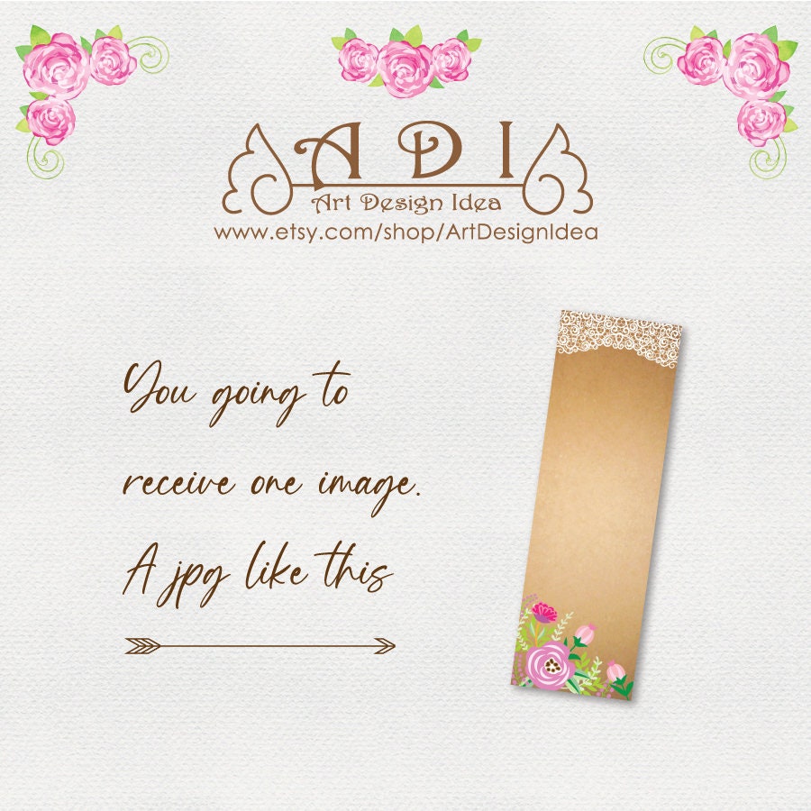 Printable Bookmark, Bookmark Background, BOOK LOVERS Instant Digital ...