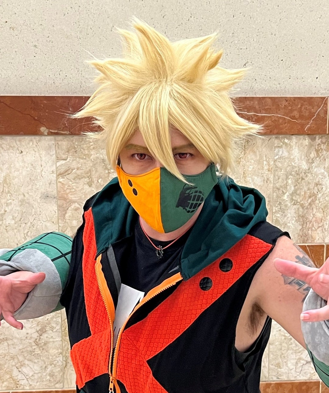 TNT Dynamight my Hero Academia Inspired Fabric Face Mask - Etsy