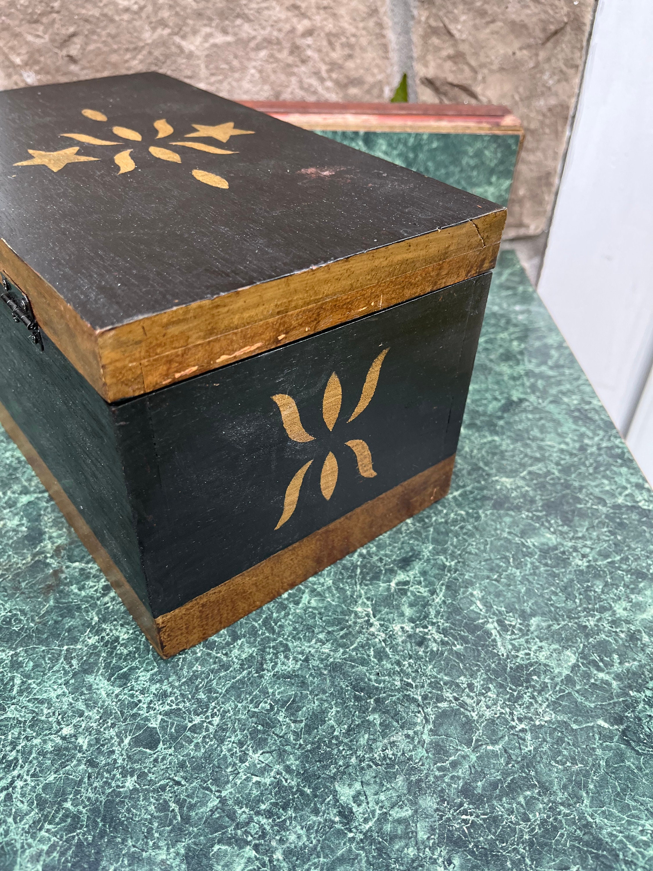 Handcrafted Wooden Document Box - Etsy