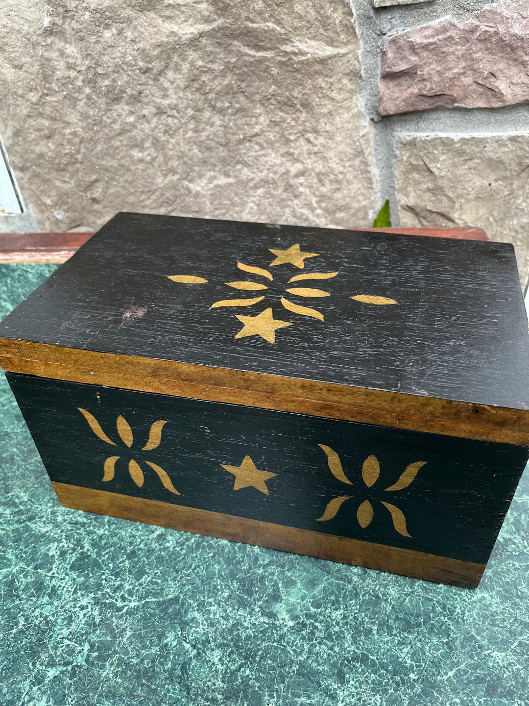 Handcrafted Wooden Document Box - Etsy