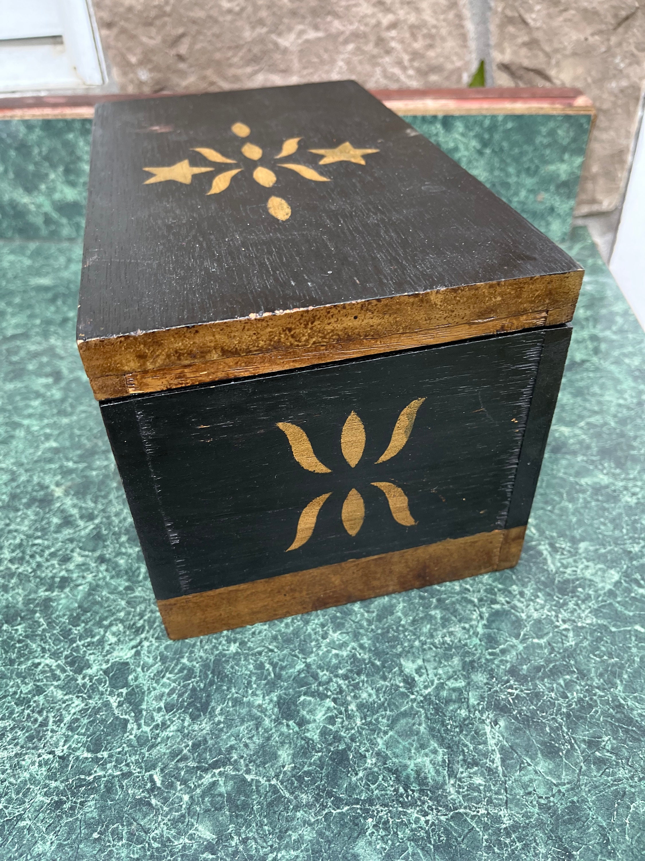 Handcrafted Wooden Document Box - Etsy