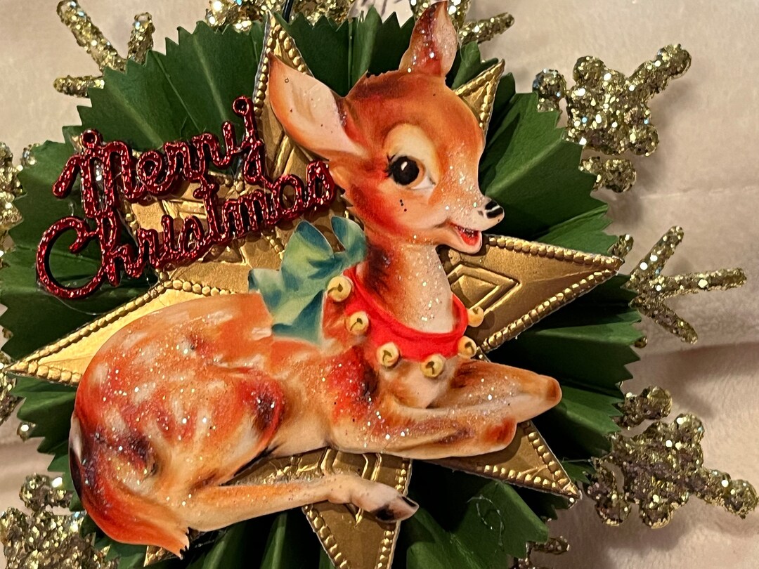 Fawn Christmas Ornament Handmade - Etsy