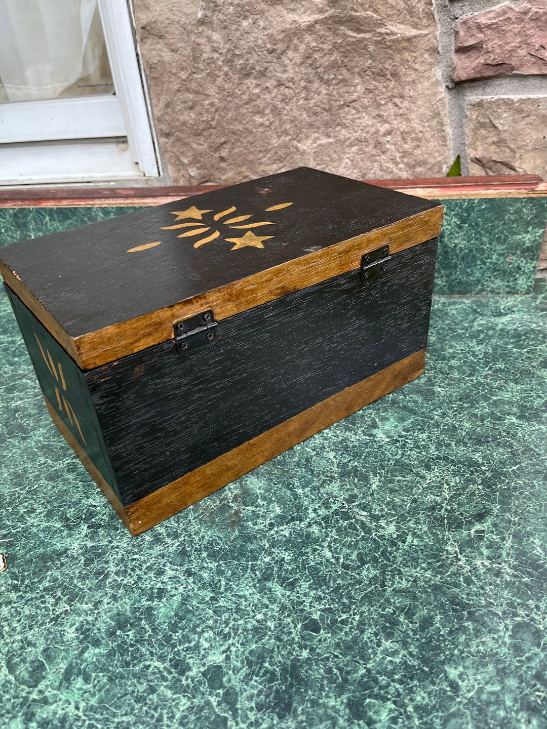 Handcrafted Wooden Document Box - Etsy