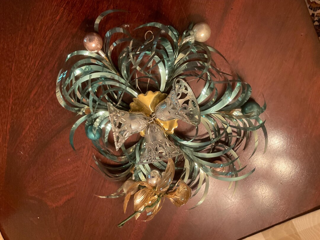 MCM Christmas Decorations in Aqua, Silver, Gold - Etsy