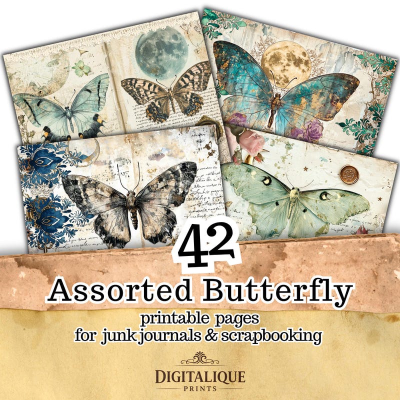 Rose Butterfly Wallpaper - Etsy