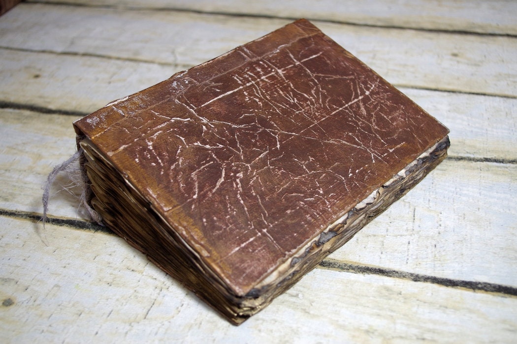 Old Notebook Vintage Travel Journal Men Faux Leather Junk | Etsy