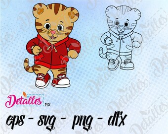 Daniel tiger svg | Etsy
