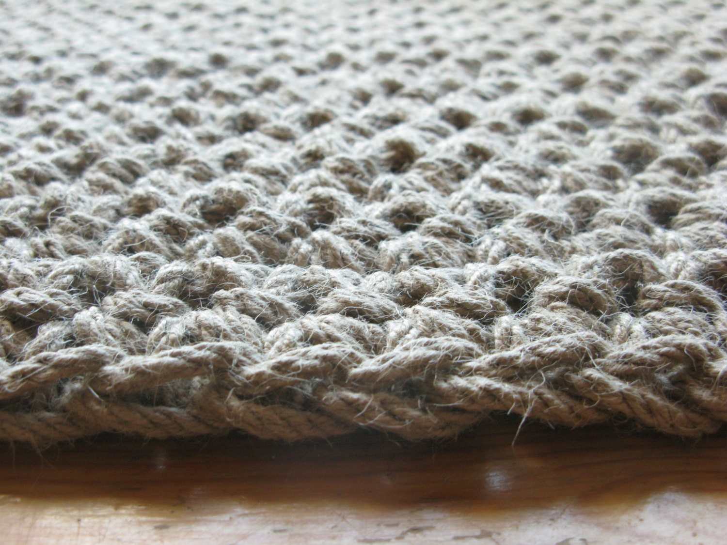 Crochet Jute Door Rug / Jute Rope Rug / Doormat / Chunky Rug /indoor ...