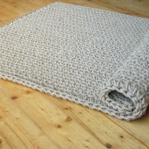 Crochet Jute Door Rug / Jute Rope Rug / Doormat / Chunky Rug /indoor ...