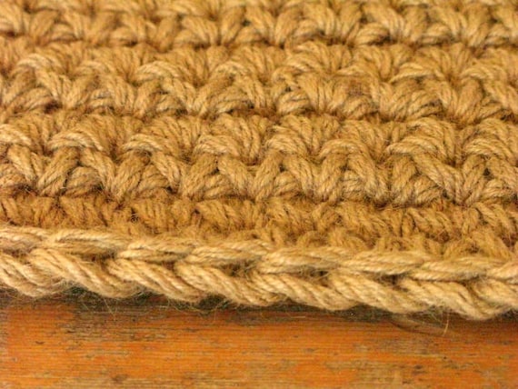 Crochet Jute Door Rug / Jute Rope Rug / Indoor Outdoor Mat / - Etsy
