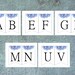 Printable Floral Alphabet Banner, Only Letters, Alphabet Flags, Bridal ...