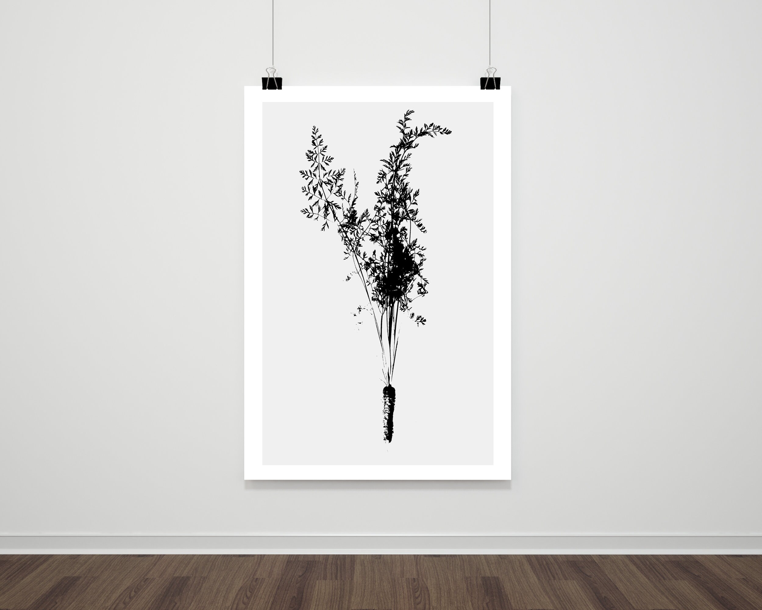 Carrot Print Kitchen Decor Kitchen Printable Food - Etsy